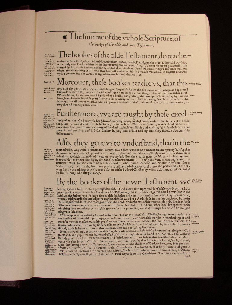 1568 Bishops’ Bible: First Edition | GreatSite.com