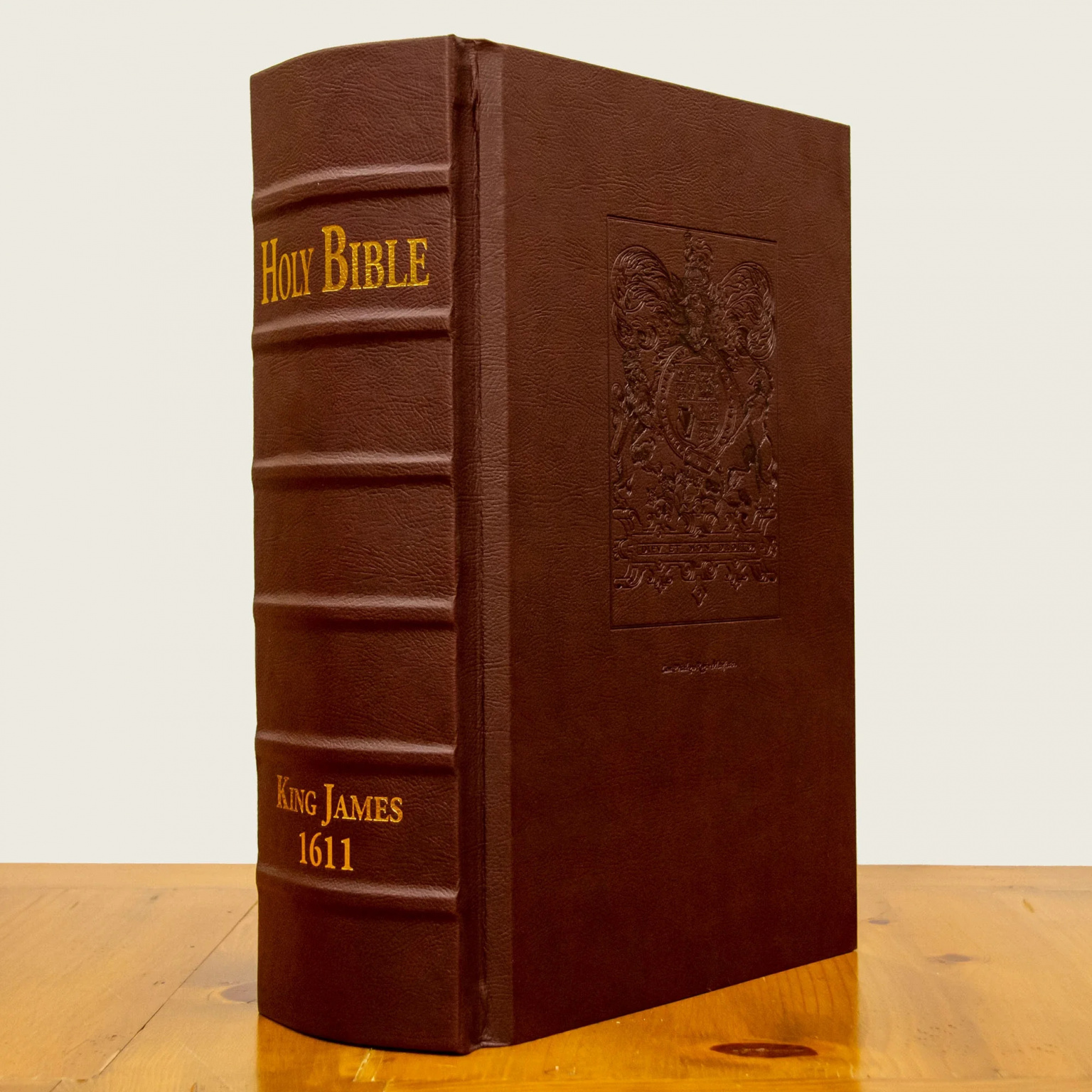 1611 King James (KJV) Bible: Deluxe Synthetic Leather Puilpit Folio ...